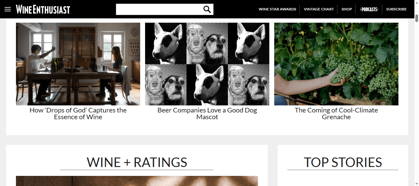 Wine & Web Design: 5 Gorgeous Websites for Wine Lovers - Designveloper